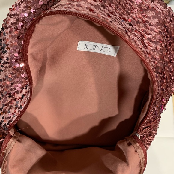 Icing | Bags | Icing Sequins Pretty In Pink Backpack | Poshmark